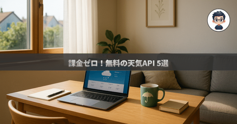 「課金ゼロで気象データ」―完全無料で使える天気API 5選